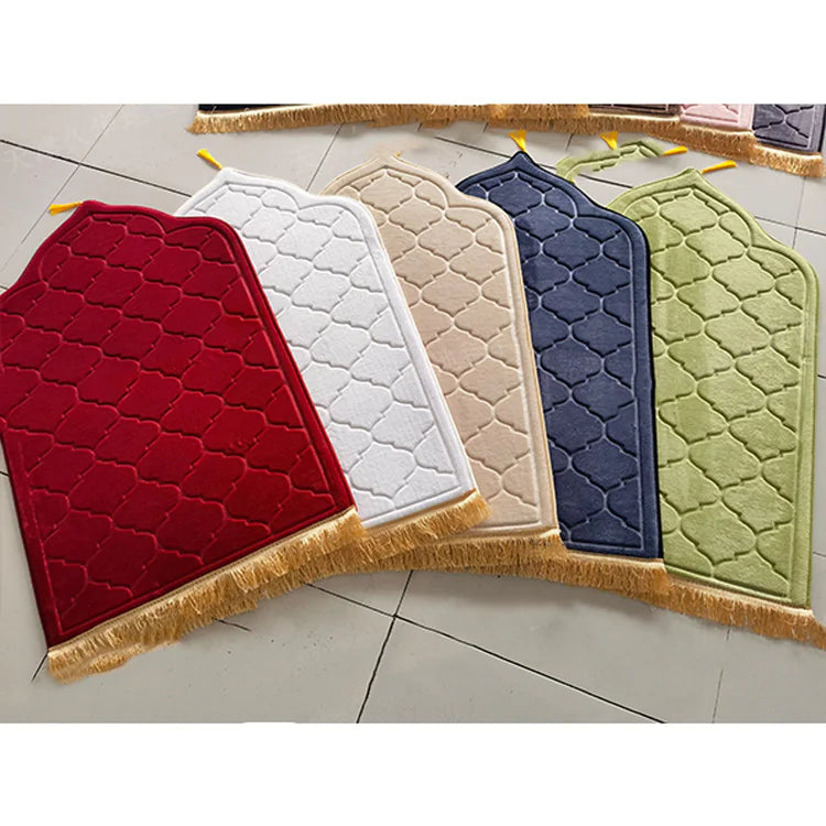 Musalla Essential Prayer Rug - Classic Islamic Prayer Mat – THE HALAL ...